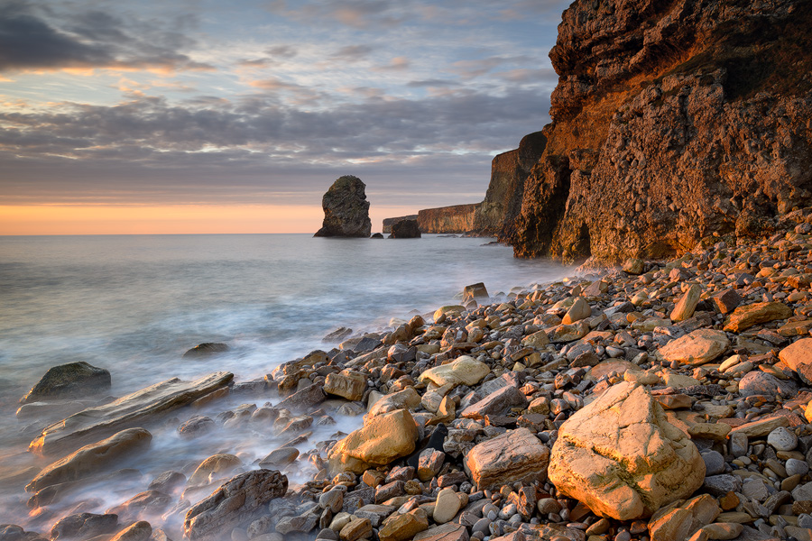 Sunlit Cliffs, Marsden Bay